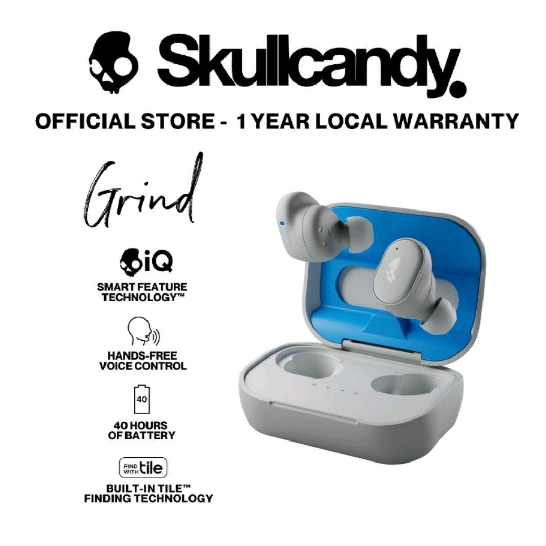 Skullcandy Grind True Wireless Earbuds with Skulli@ Smart Technology ...