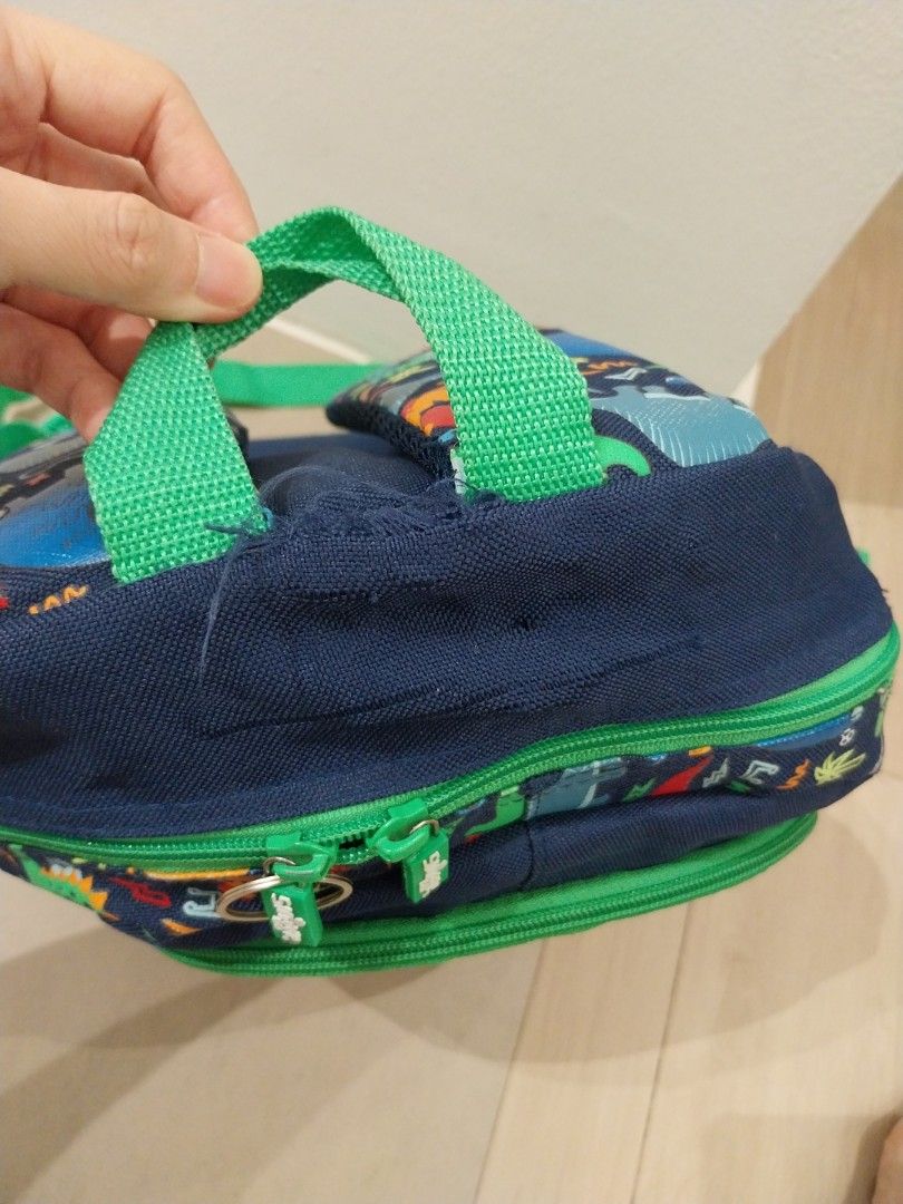 Smiggle Junior Dinosaur Backpack, Babies & Kids, Babies & Kids Fashion ...