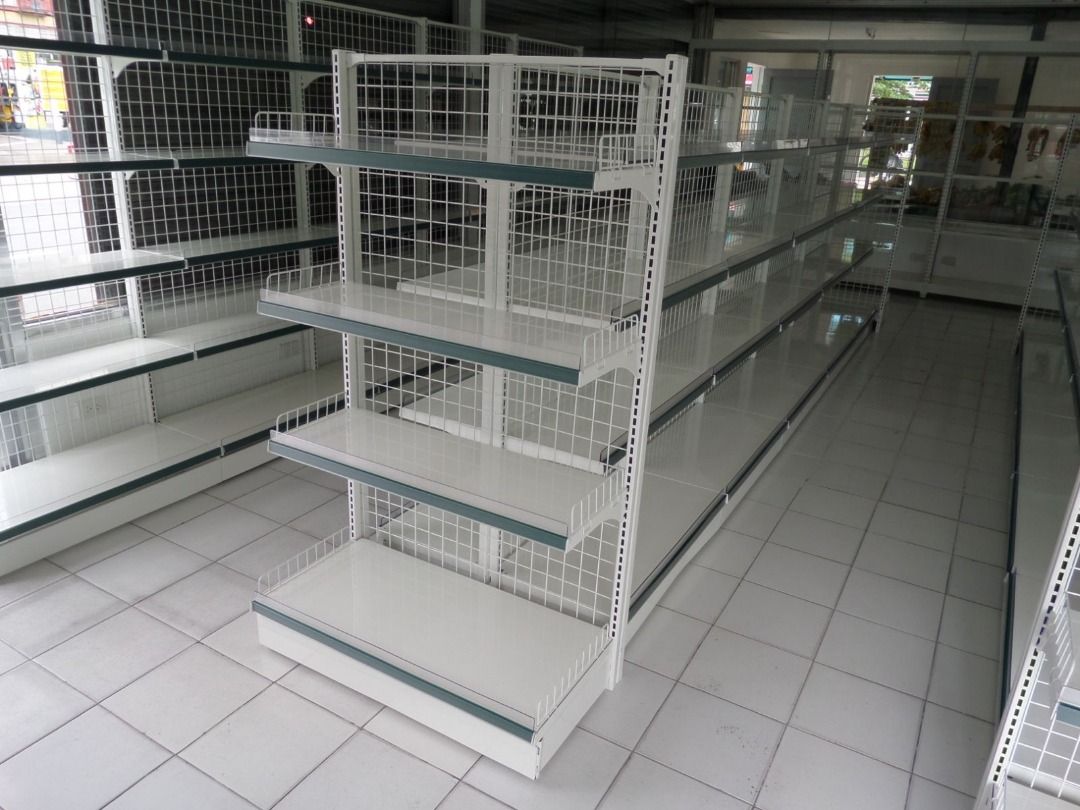 Steel Gondola Shelving - Organize Rack Grocery Item, Furniture & Home ...