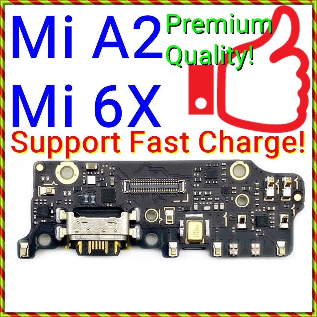 (Support 18W Fast Charge) NEW ORI Charging Port Board with FULL IC Chipset MIC Microphone Flex ...