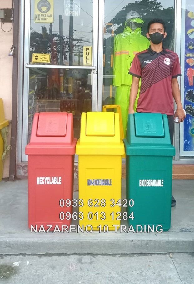 Swing Trash bin Segregation bin on Carousell