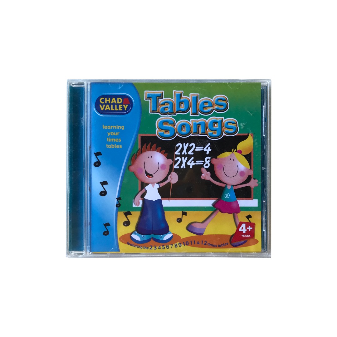 Tables Songs (Kids Learning, CD) on Carousell