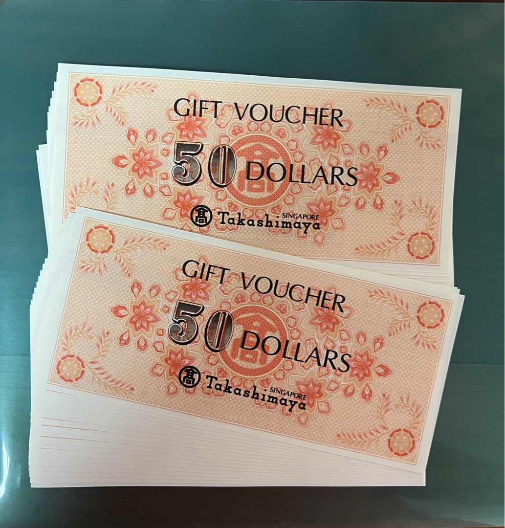 Takashimaya Vouchers $5000 No Expiry, Tickets & Vouchers, Vouchers on ...