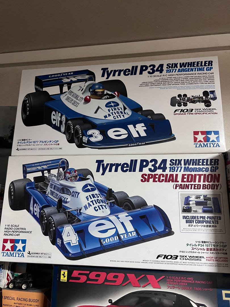 Tamiya Tyrrell P34 1976 &1977, Hobbies & Toys, Memorabilia ...