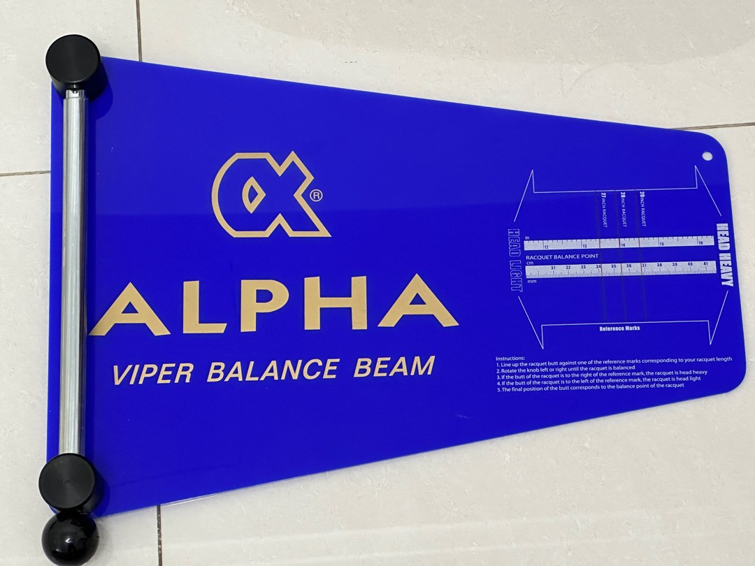 Tennis racquet modification - Alpha Viper Balance Beam, Sports ...