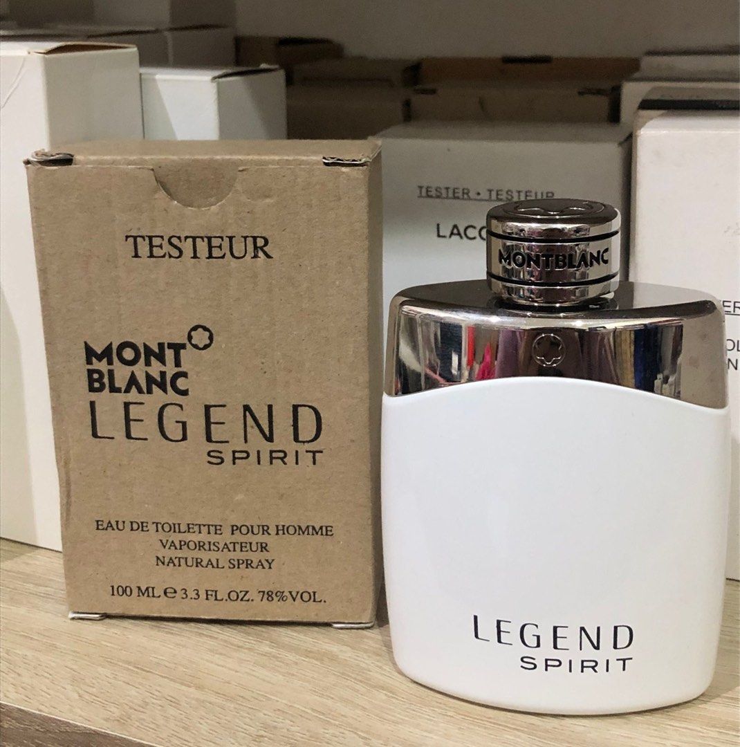 Tester Mont blanc legend spirit for men, Kesehatan & Kecantikan, Parfum ...