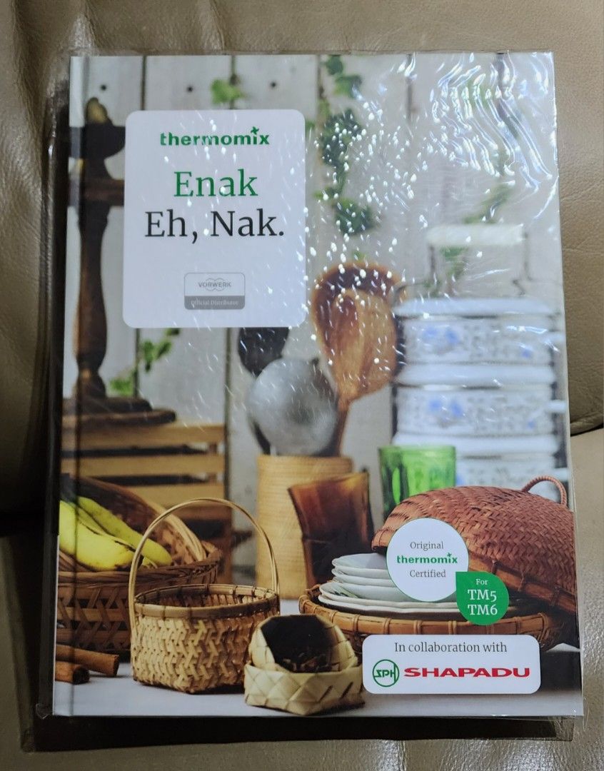 Thermomix cookbook Enak Eh Nak, Everything Else on Carousell