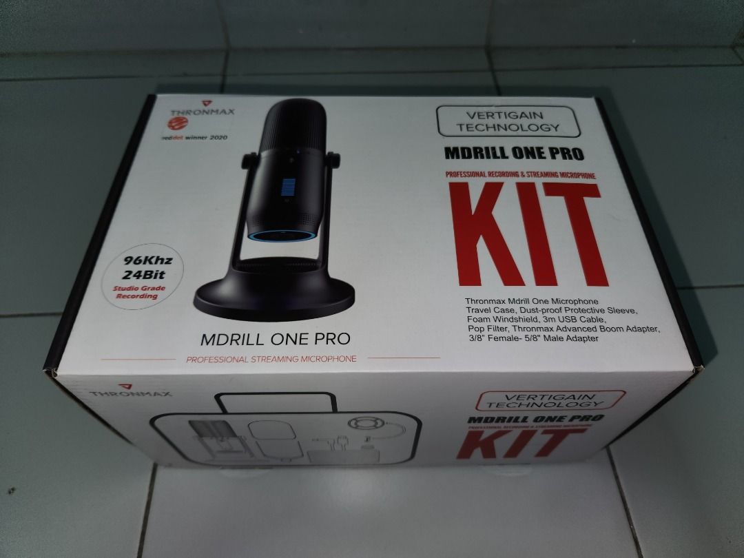 Thronmax MDrill One Pro Multi-Pattern USB Microphone Studio Kit 96KHz ...