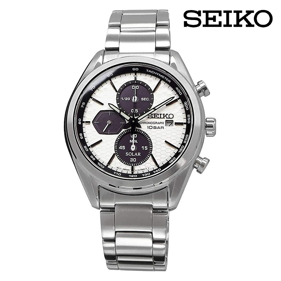[Time Cruze] Seiko SSC769P1 Tachymeter Chronograph Solar 100M Stainless ...