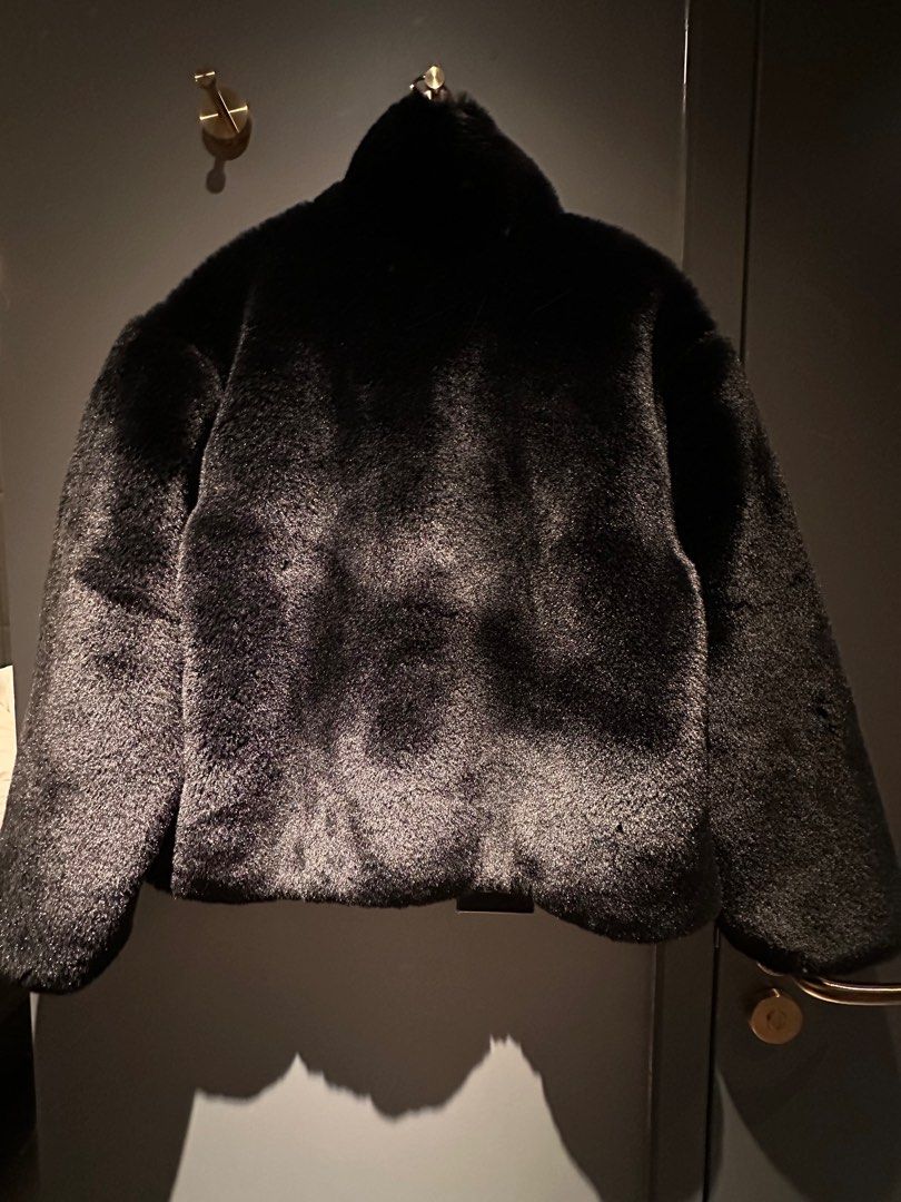 TNF Faux Fur Fleece Jacket, Women's Fashion, Coats, Jackets and ...