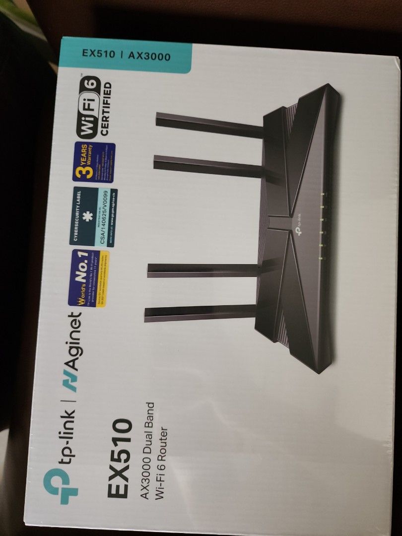 Tp-link wifi6 router ex510 ax3000, Computers & Tech, Parts ...