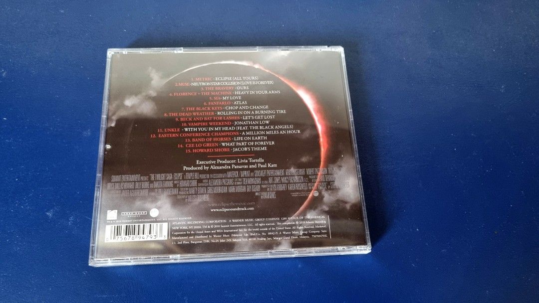 Twilight-Eclipse Soundtrack CD, Hobbies & Toys, Music & Media, CDs & DVDs on Carousell