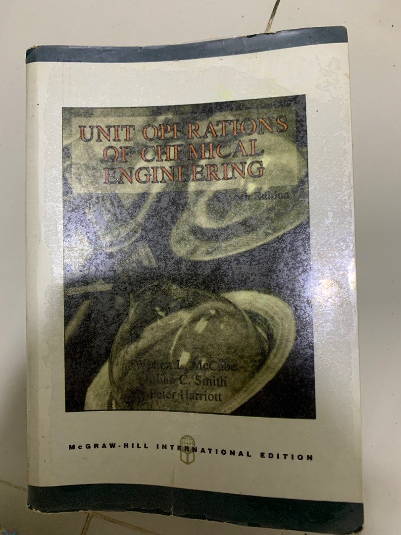 Unit Operations of Chemical Engineering 7th Edition, Hobbies & Toys ...