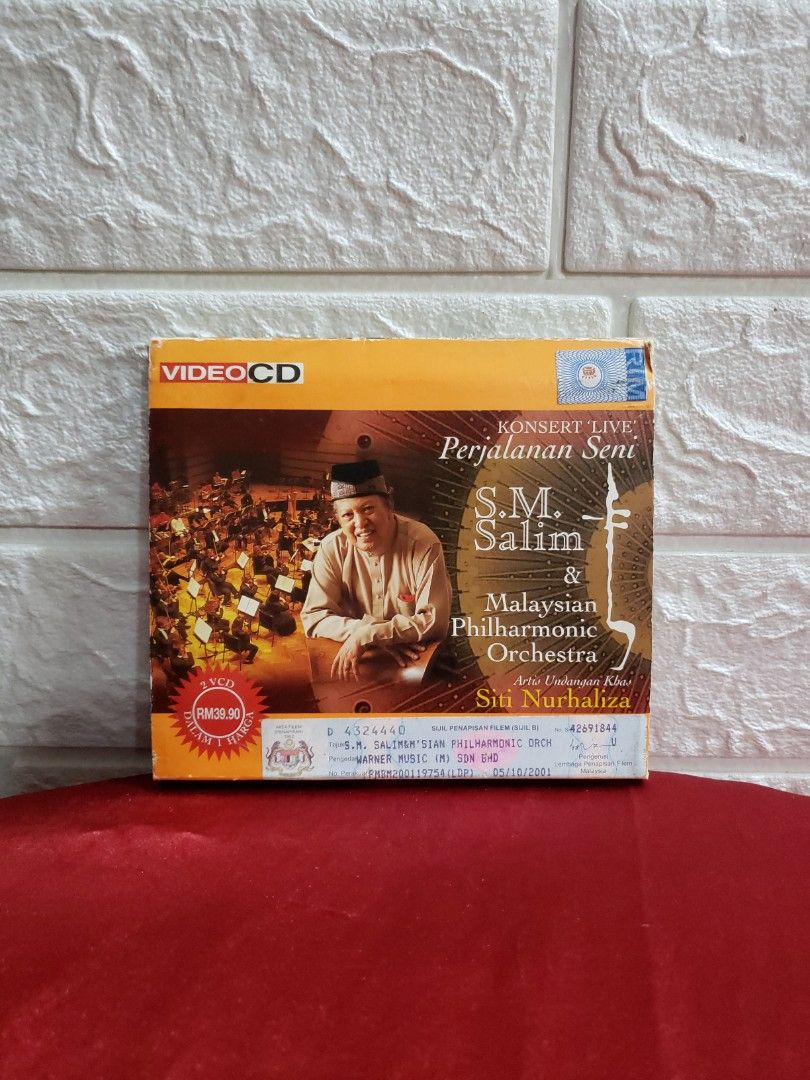 VCD LIVE CONCERT ( rare ) - S.M. SALIM & MALAYSIA PHILHARMONIC ...