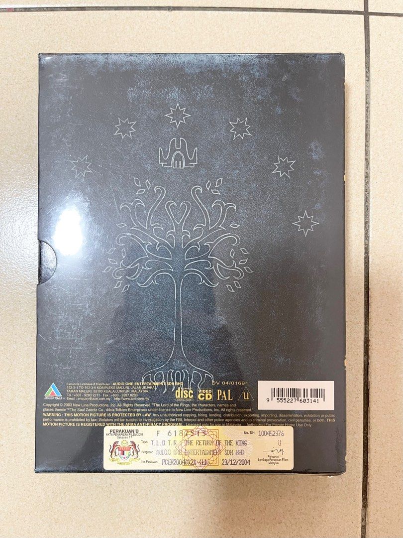 VCD Lord of the Rings - The Return of the King, Hobbies & Toys, Music ...