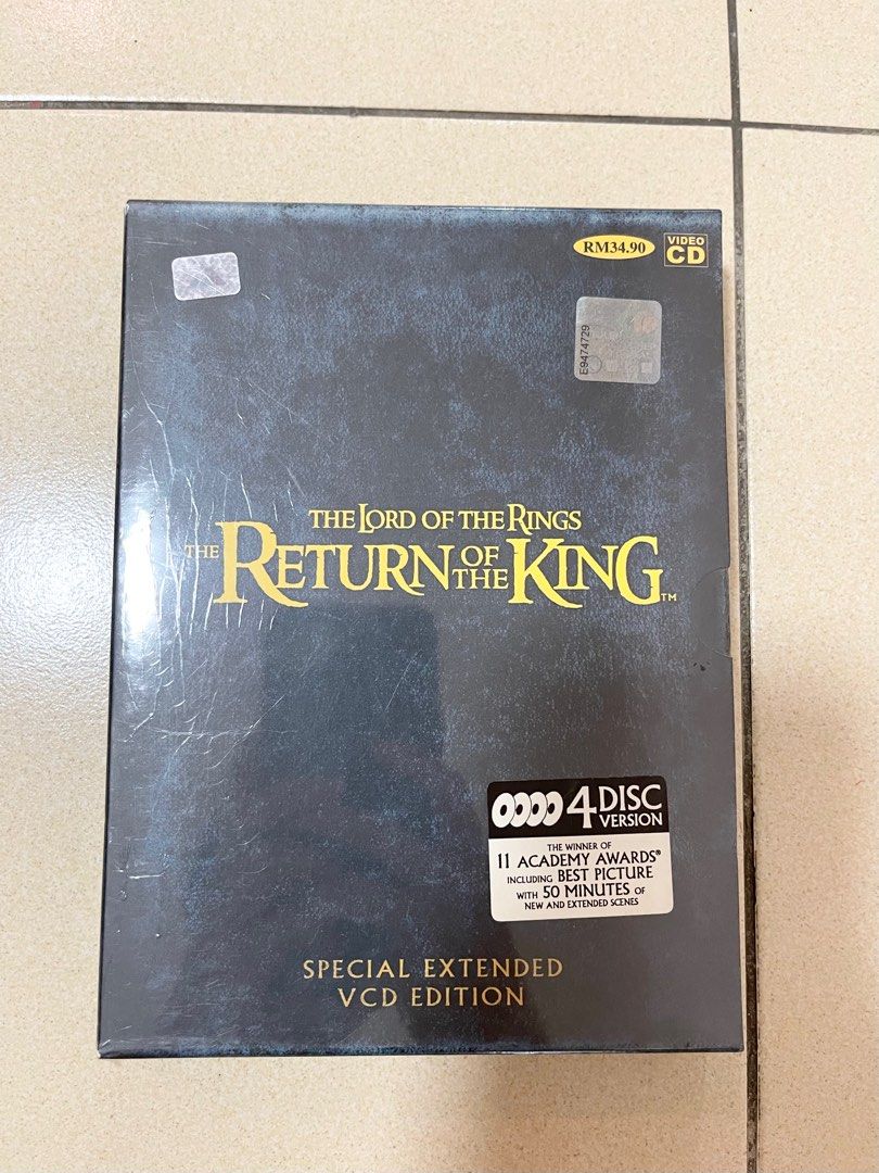 VCD Lord of the Rings - The Return of the King, Hobbies & Toys, Music & Media, CDs & DVDs on ...