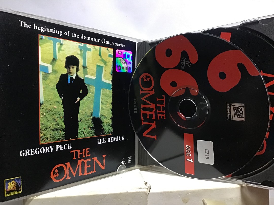 VCD The Omen 666 OOP DOUBLE DISC HORROR CLASSIC Anubis, Hobbies & Toys ...