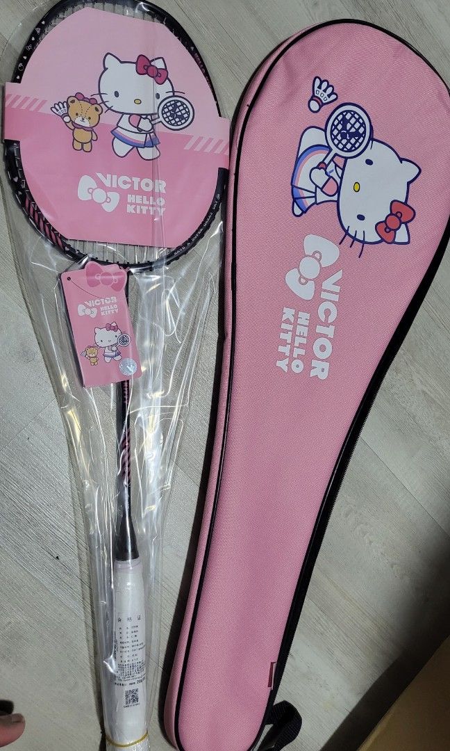 Victor Hello Kitty Racket, Sports Equipment, Sports & Games, Racket ...