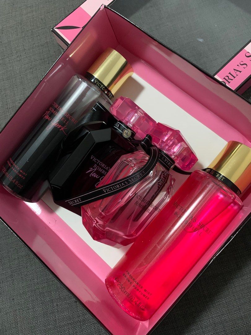 Victoria Secret Bombshell 4 in 1 set Bombshell signature & New york ...