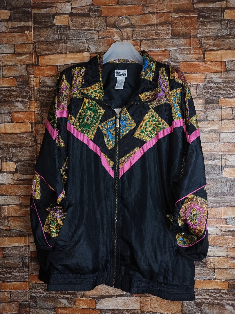 Vintage 80s 90s Basic Edition windbreaker Jacket on Carousell