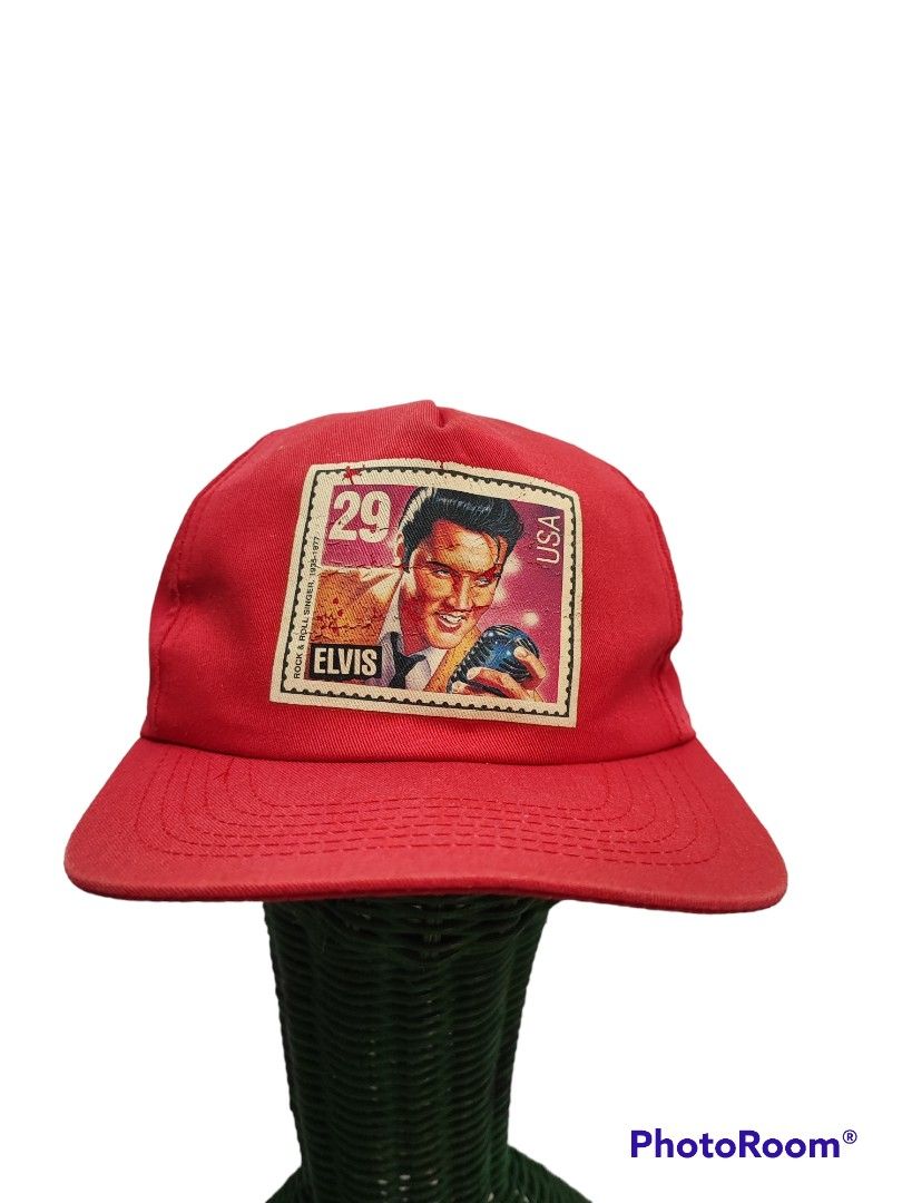 VINTAGE CAP ELVIS 1992, Men's Fashion, Watches & Accessories, Cap ...
