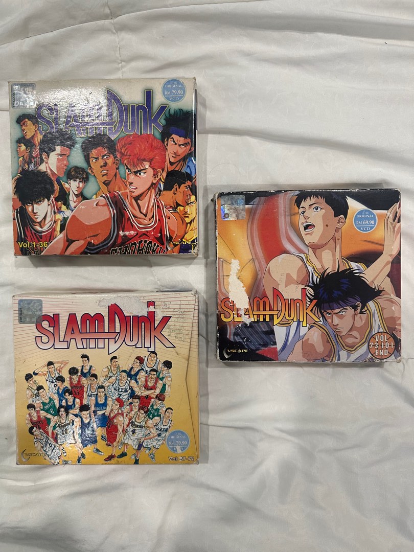Vintage Complete Slam Dunk VCD, Hobbies & Toys, Music & Media, CDs & DVDs on Carousell