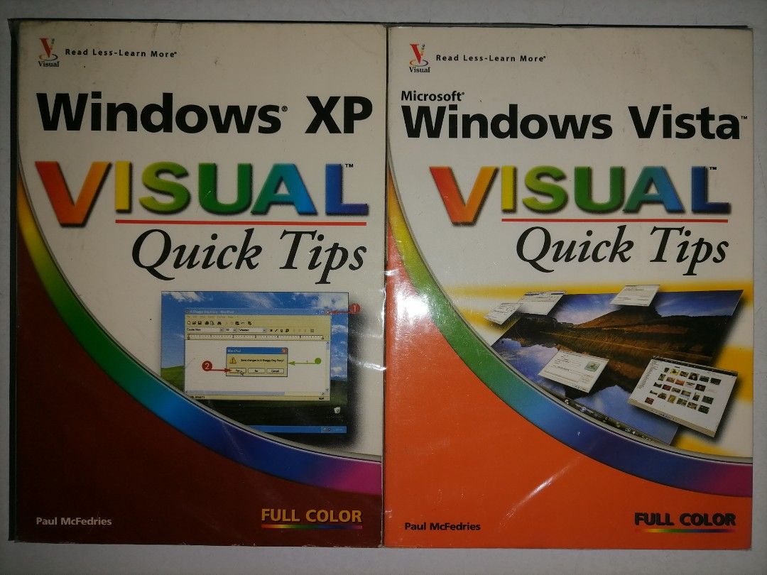 Visual Quick Tips Windows XP, Vista, Excel, Powerpoint, Hobbies & Toys ...