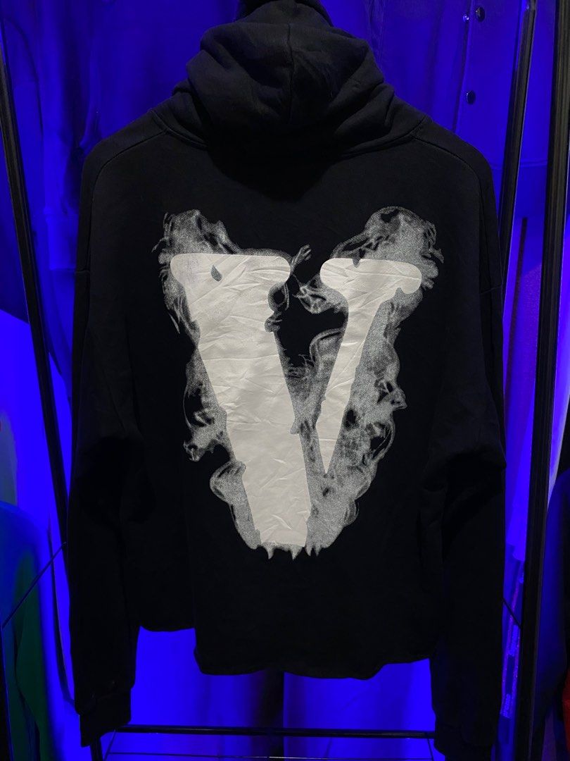 Vlone Smoke Demon Angel Hoodie, Women's Fashion, Coats, Jackets and ...