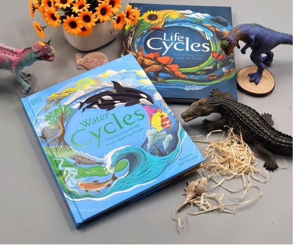 Water cycle and life cycle 2 books (T4867DS), 興趣及遊戲, 書本 & 文具, 教科書 ...