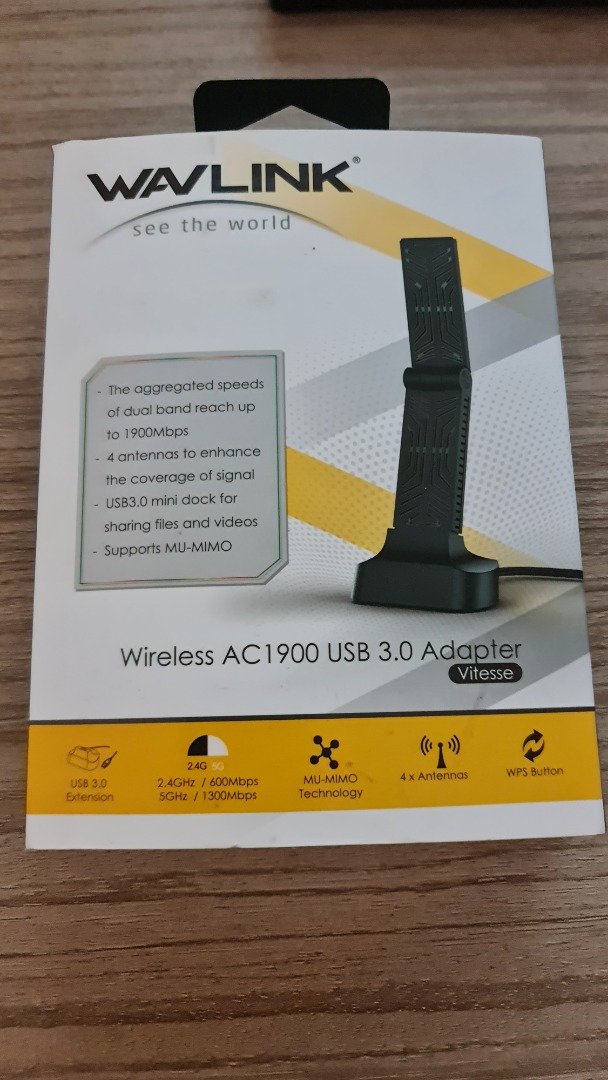 WavLink VITESSE AC1900 Dual Band USB3.0 Wireless Network Adapter ...