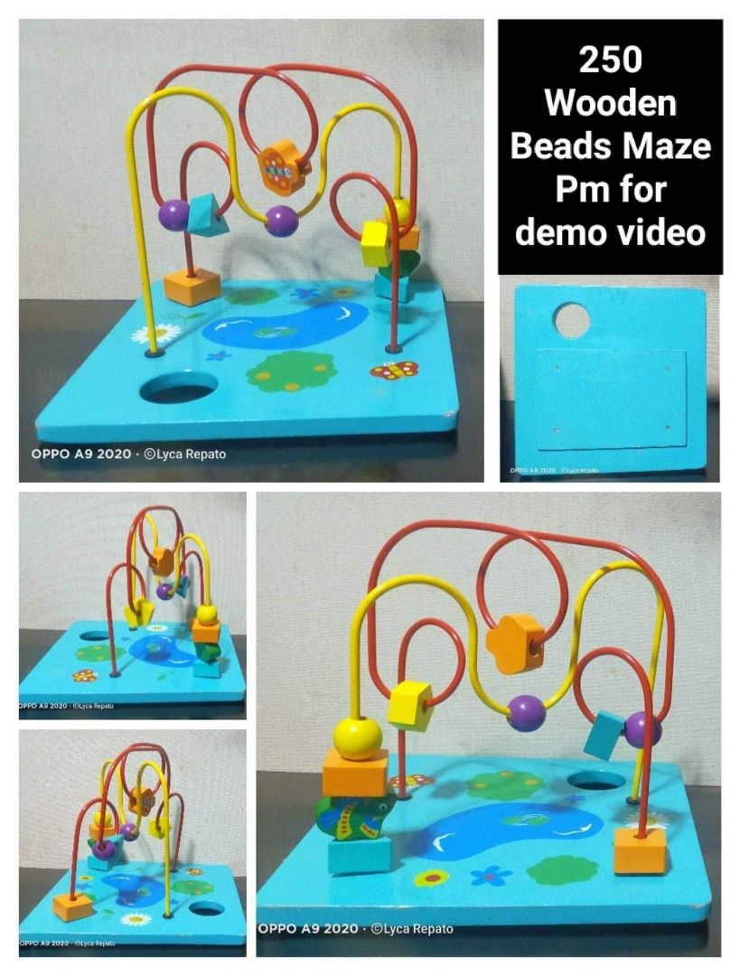 Wooden Beads Maze, Hobbies & Toys, Toys & Games on Carousell