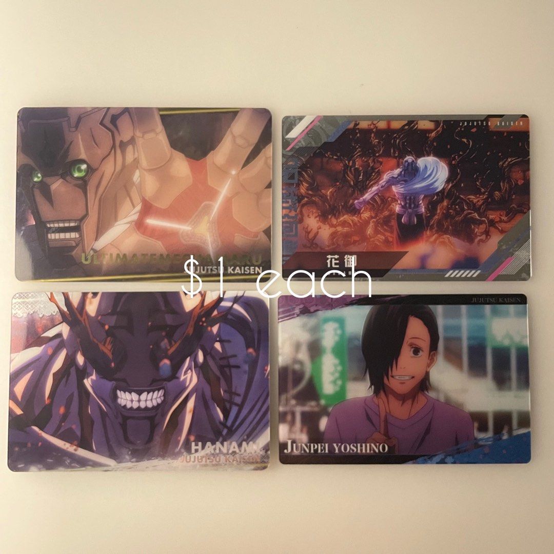 [wts] jujutsu kaisen jjk wafer cards, Hobbies & Toys, Memorabilia ...