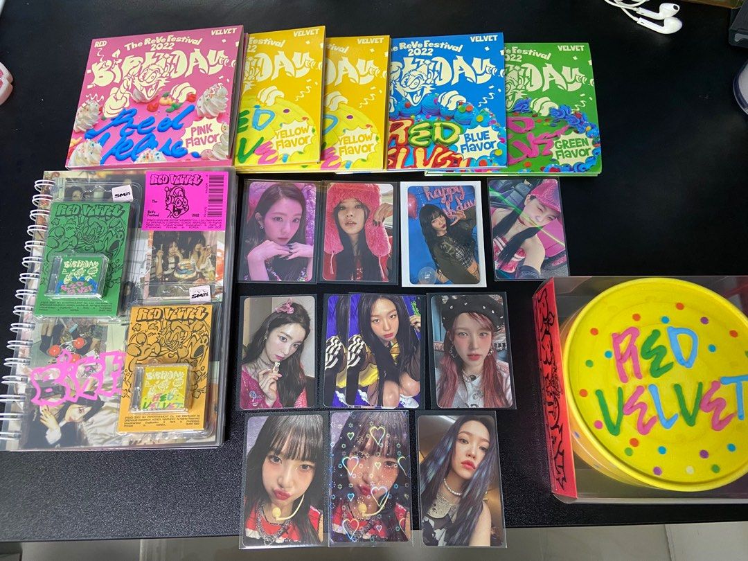 wts/wtt red velvet birthday irene seulgi wendy joy yeri cake smini ...