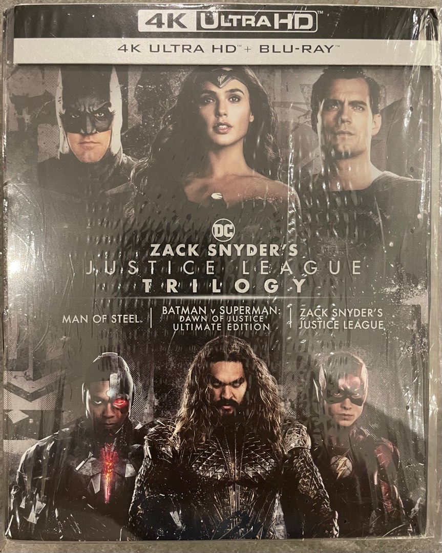 Zack Snyder's Justice League Trilogy (4K Ultra HD + Blu-ray) 薩克薛達之正義聯盟三部曲, 興趣及遊戲, 音樂、樂器 & 配件, 音樂 ...