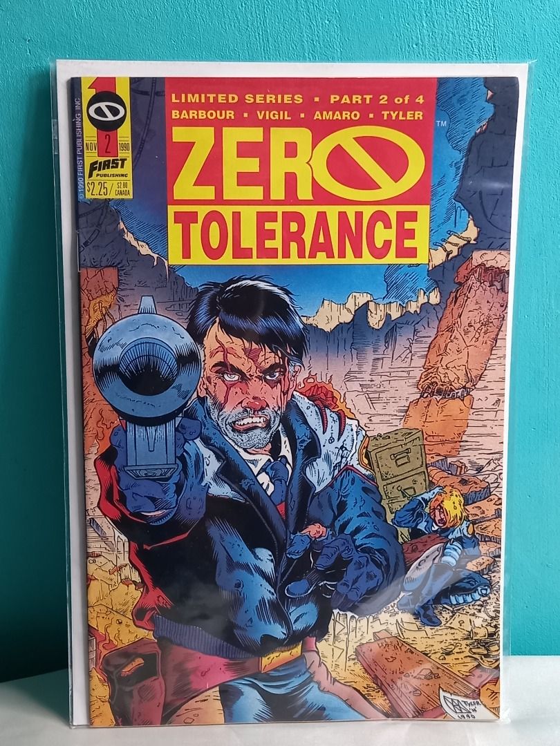 Vintage Zero Tolerance Comics Vol. 1 No. 2 November 1990 Published by First Publishing Inc ...