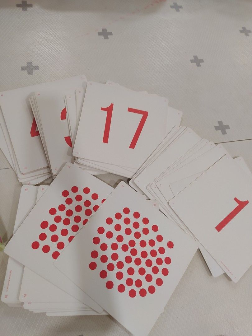 1-100 Dots and Numbers flashcards, Shichida method flashcards,Dots ...