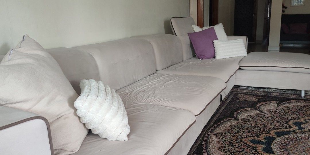 12 feet L shape sofa, Furniture & Home Living, Furniture, Sofas on ...