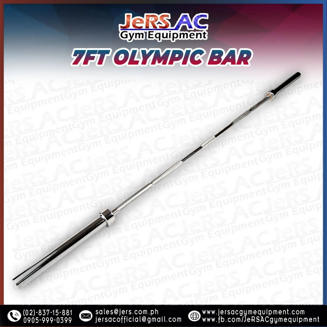 7ft Olympic Bar, Sports Equipment, Exercise & Fitness, Weights ...