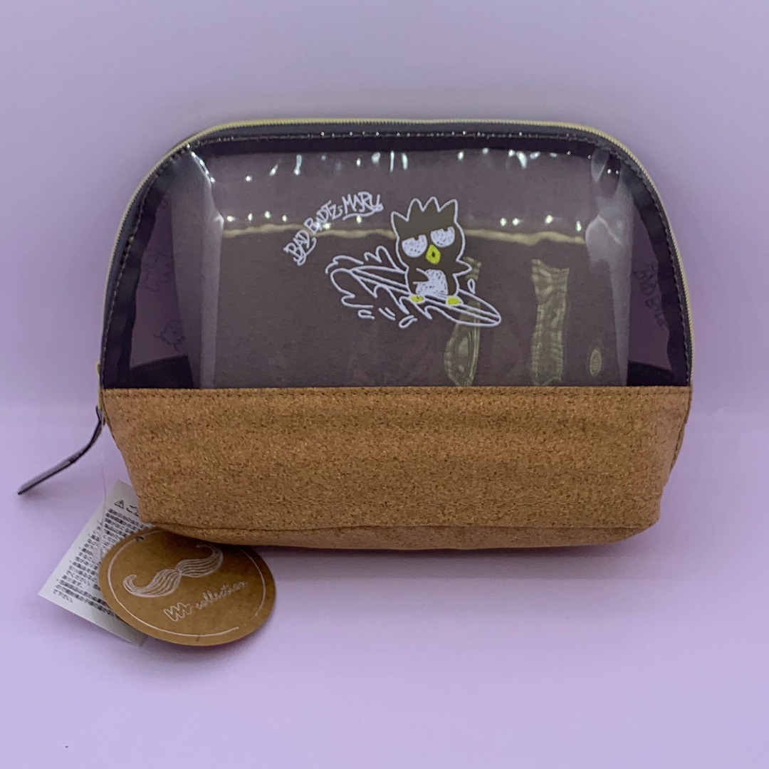 日版 Sanrio XO Bad Badtz Maru clear pouch bag PVC暗黑透明袋, 女裝, 手袋及銀包, 長銀包 ...