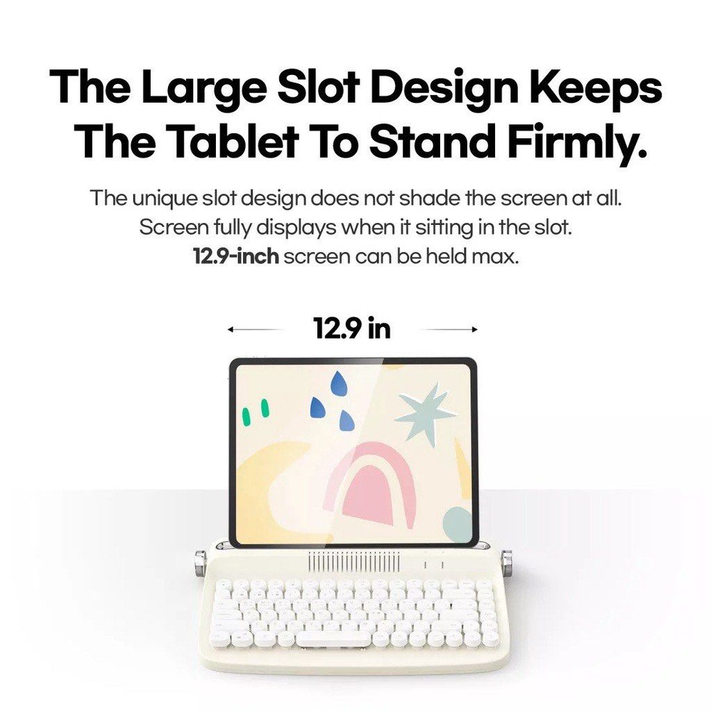 Actto retro bluetooth wireless keyboard, Computers & Tech, Parts ...