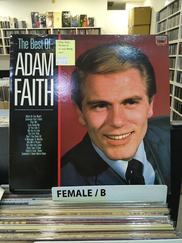 Adam Faith - The Best Of lp, Hobbies & Toys, Music & Media, Vinyls on ...