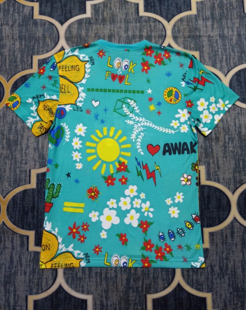 Adidas X Pharrell Williams Doodle shirt, Men's Fashion, Tops & Sets ...