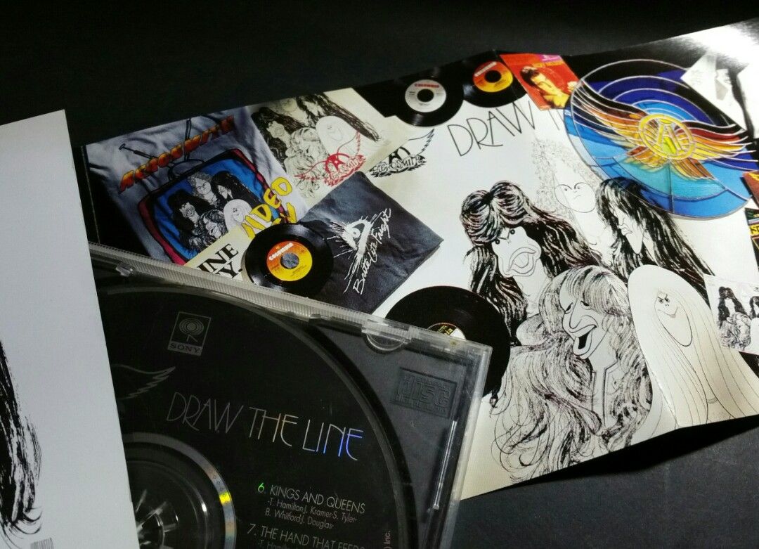 Aerosmith (draw the line) cd rock - jap press with obi, Hobbies & Toys ...