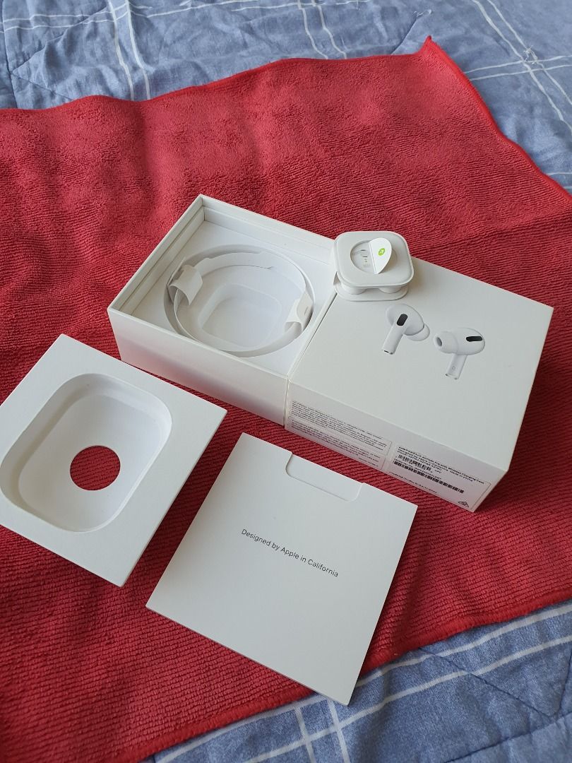 Airpods Pro Complete Box, Audio, Earphones on Carousell
