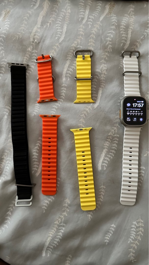 Apple Watch Ultra with extra straps, Mobile Phones & Gadgets, Wearables ...