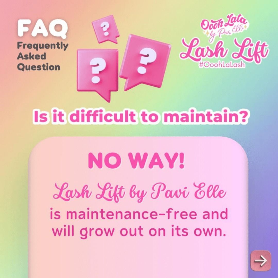 Authentic Oooh Lalash Lash Lift Kit by Pavi Elle 1 Kit, Beauty ...