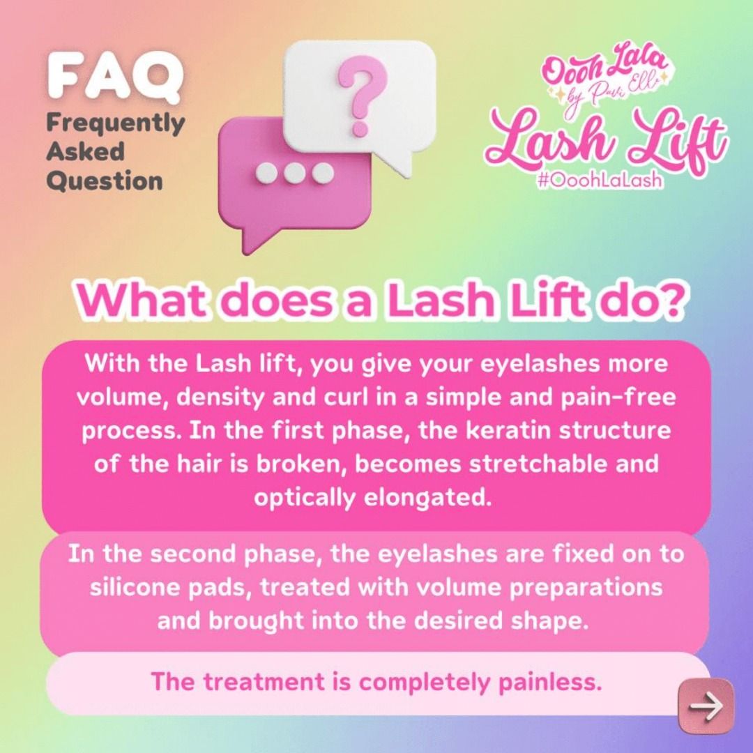 Authentic Oooh Lalash Lash Lift Kit by Pavi Elle 1 Kit, Beauty ...