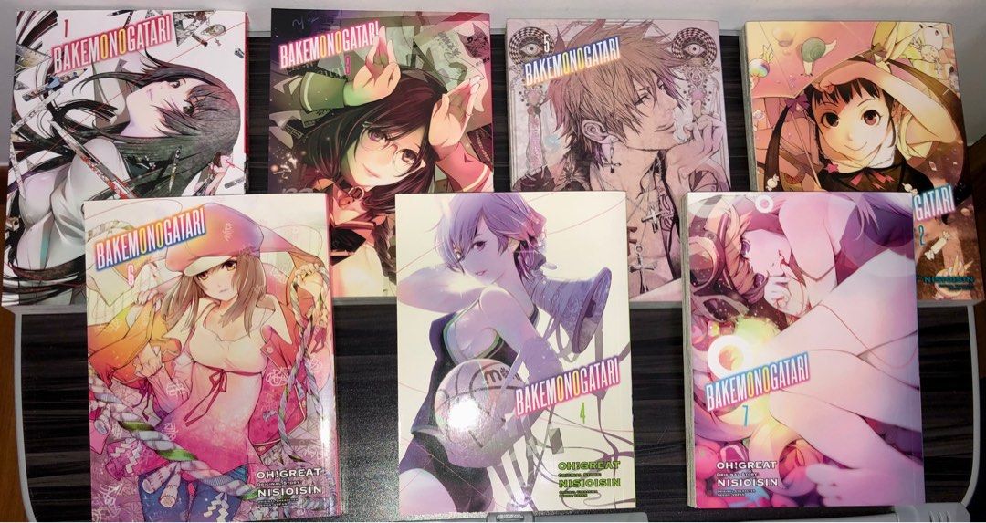 Bakemonogatari Manga, Hobbies & Toys, Books & Magazines, Comics & Manga on Carousell