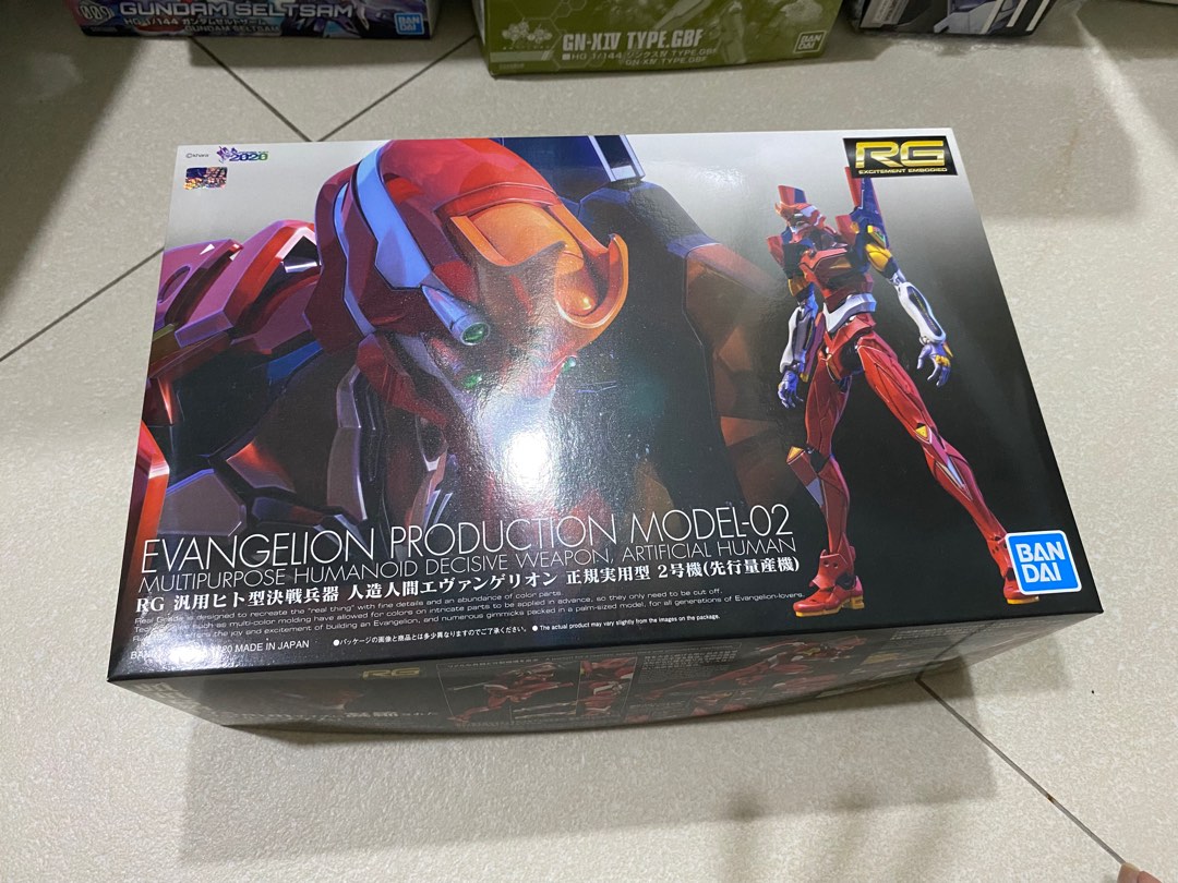 Bandai RG Eva Unit 02, Hobbies & Toys, Toys & Games on Carousell