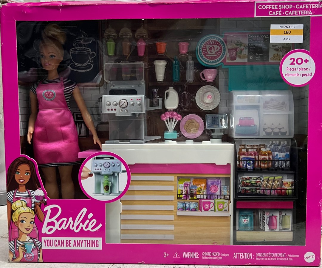 Barbie Doll Coffee Shop, Hobbies & Toys, Toys & Games on Carousell